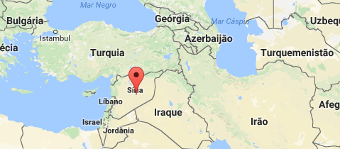 mapa da síria – Jornal Joca